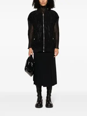 Khrisjoy Rhinestone-embellished Padded Gilet