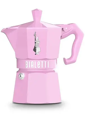 BIALETTI Moka Express Lasered-alfonso Coffee Maker - Pink