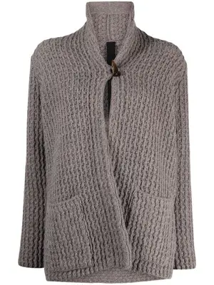 FORME D'EXPRESSION Chunky-knit Virgin Wool Cardigan