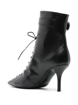 Philosophy Di Lorenzo Serafini 100mm Leather Ankle Boots - Black