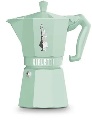 BIALETTI Moka Express Lasered-alfonso Coffee Maker - Green