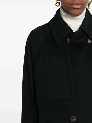 Alberto Biani Double-breasted Virgin Wool Coat