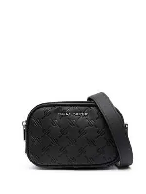 DAILY PAPER Logo Plaque Monogram Shoulder Bag