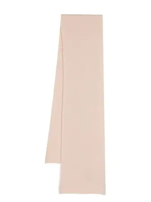 Pringle Of Scotland Finished-edge Ribbed Scarf - Pink