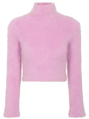 Rabanne Cut-out Detail Cropped Jumper