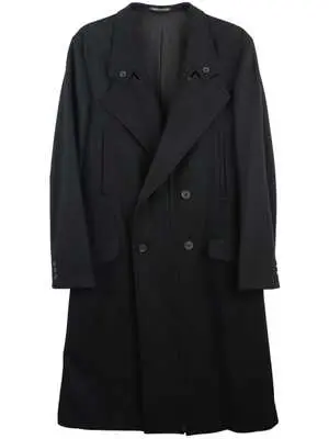 Yohji Yamamoto Double-breasted Wool Coat