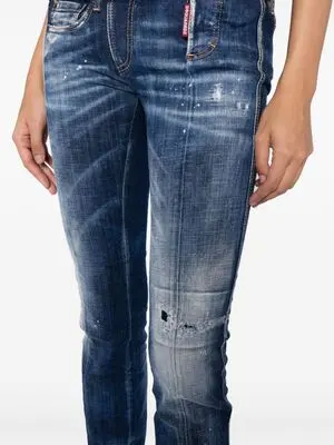 Dsquared2 Sharpey Low-rise Skinny Jeans