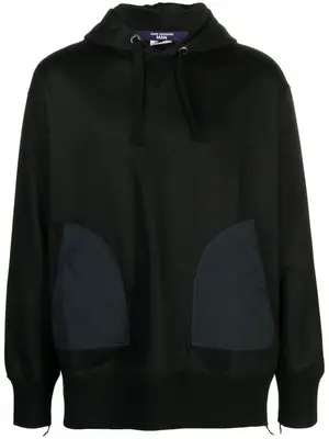 Junya Watanabe Cotton Hoodie With Ripstop Panels