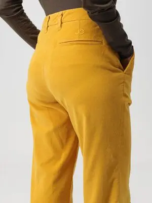 Jacob Cohen Tailored Wide Leg Corduroy Trousers - Yellow