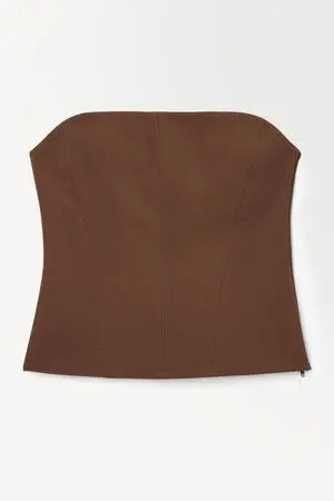 Cos The Wool Bandeau - Brown