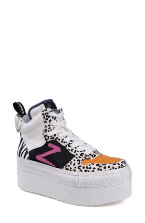 ZIGI Bruce Platform Sneaker - White Multi L