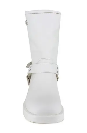 ZIGI Marce Moto Bootie - Off White Leather