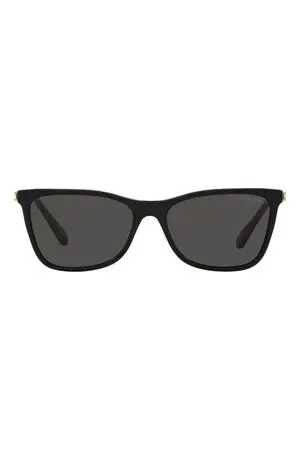 SWAROVSKI Swarovski Rectangular Sunglasses Black