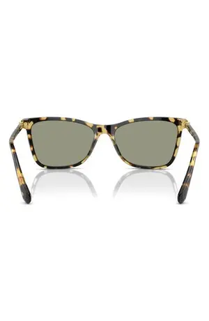 SWAROVSKI Rectangular Sunglasses - Havana