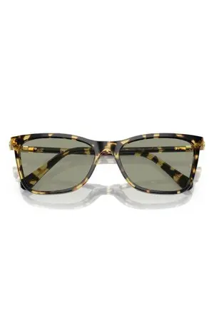 SWAROVSKI Rectangular Sunglasses - Havana