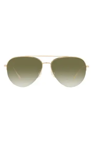 Oliver Spencer Cleamons 60mm Gradient Pilot Sunglasses
