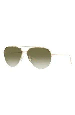 Oliver Spencer Cleamons 60mm Gradient Pilot Sunglasses