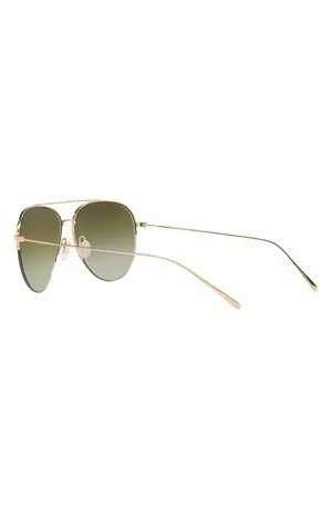 Oliver Spencer Cleamons 60mm Gradient Pilot Sunglasses