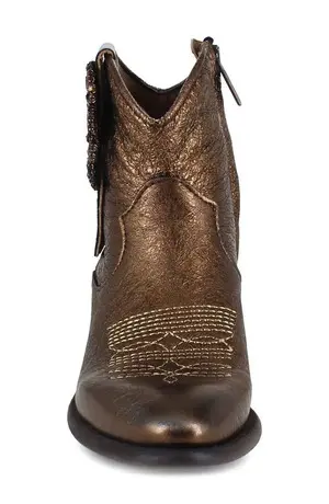 ZIGI Helisent Western Boots - Bronze Leather