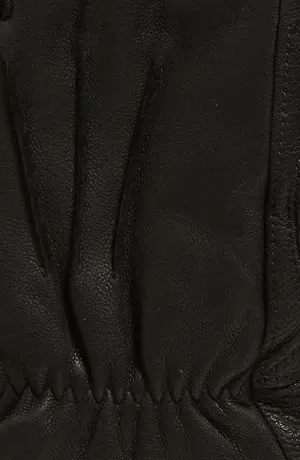 UGG Leather Gloves - Black