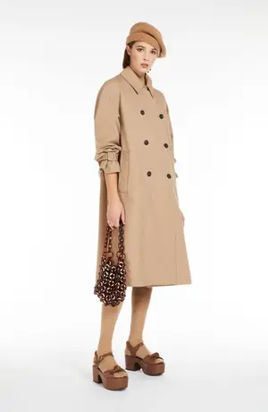 Max Mara Water Resistant Trench Coat