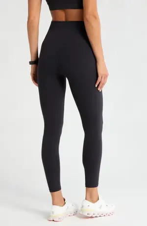 Zella Studio Luxe High Waist 7/8 Leggings - Black