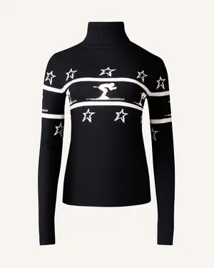 Perfect Moment Little Skier Merino Wool Sweater