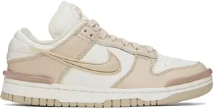 Nike Nike Beige & Off-White Dunk Low Twist Sneakers - Sail/sanddrift-pink