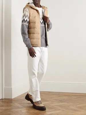 Brunello Cucinelli Fair Isle Cashmere Sweater