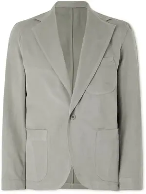 STOFFA Cotton-twill Suit Jacket - Green