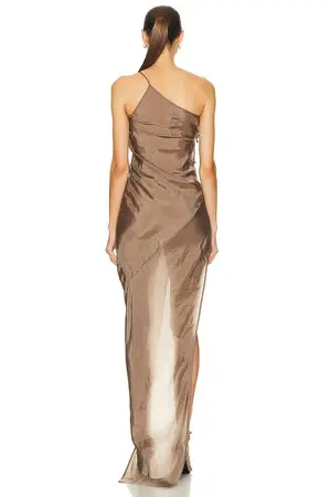 Rick Owens Taco Gown In Neutral