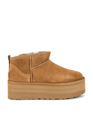 UGG Classic Ultra Mini Platform Boots - Chestnut
