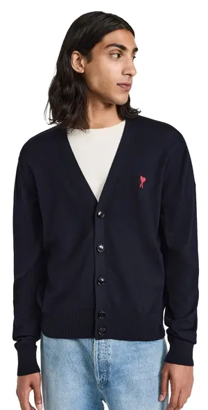 Ami Cuffed Cardigans For Men