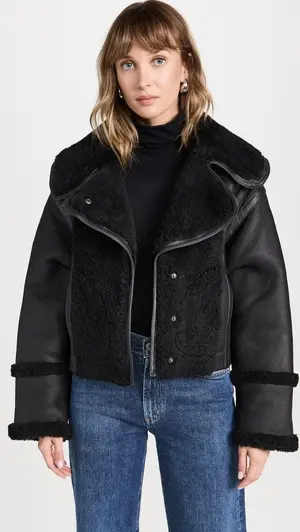 Victoria Beckham Shearling Jacket