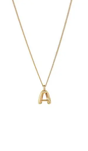 Jenny Bird Monogram Pendant Necklace - Gold