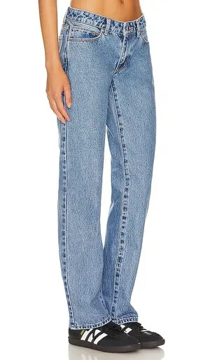 Abrand Denim Low Rise Straight Jeans
