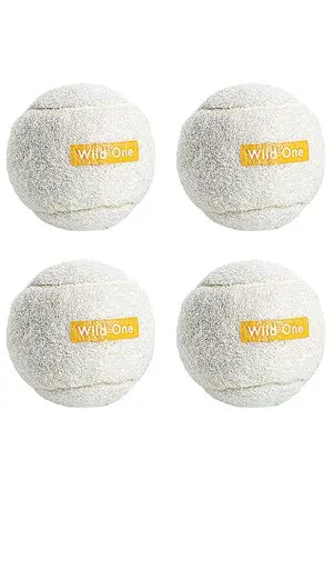 WILD ONE Tennis Balls Set Of 4 - White
