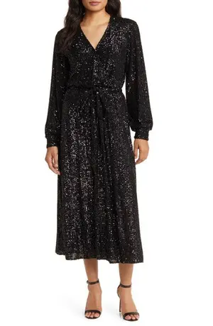 Sequined Midi Dresses