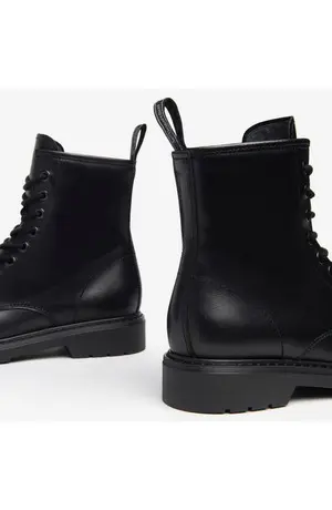NEROGIARDINI Lace-up Combat Boots - Black