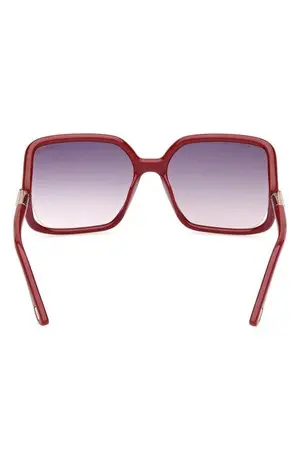 TOM FORD Butterfly Sunglasses - Fuchsia / Gradient Smoke