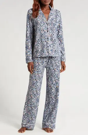 Splendid Print Long Sleeve Pajamas Flower Patch