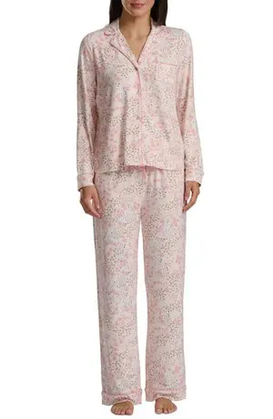 Splendid Print Long Sleeve Pajamas Petals In The Wind