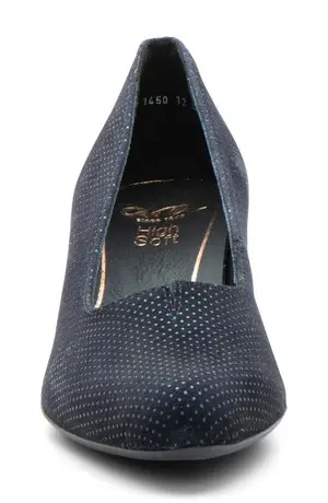 ARA Kit Kitten Heel Pump - Midnight Blue
