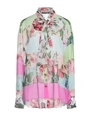 Dolce & Gabbana Floral-print Silk-blend Shirt