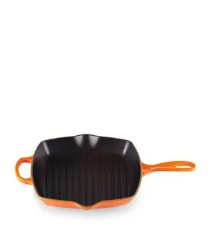 LE CREUSET Set Of 4 Cast Iron Casserole Dishes And Grillit