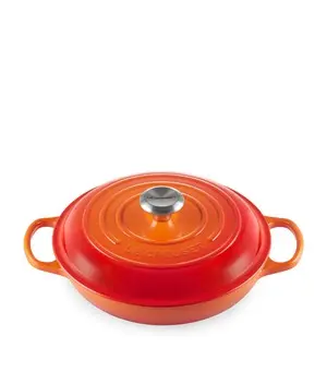 LE CREUSET Set Of 4 Cast Iron Casserole Dishes And Grillit