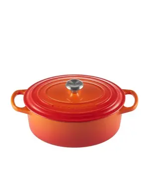 LE CREUSET Set Of 3 Cast Iron Casserole Dishes