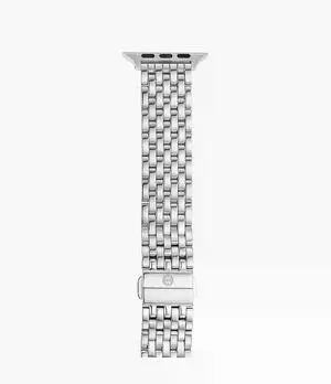 Michele Stainless Steel Bracelet Band For Apple Watch - Silver
