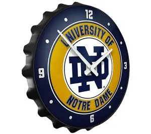 THE FAN-BRAND Ncaa Novelty Bottle Cap Wall Cloc K - One-color