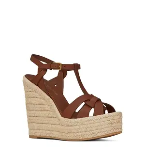 Saint Laurent Wedge Espadrilles